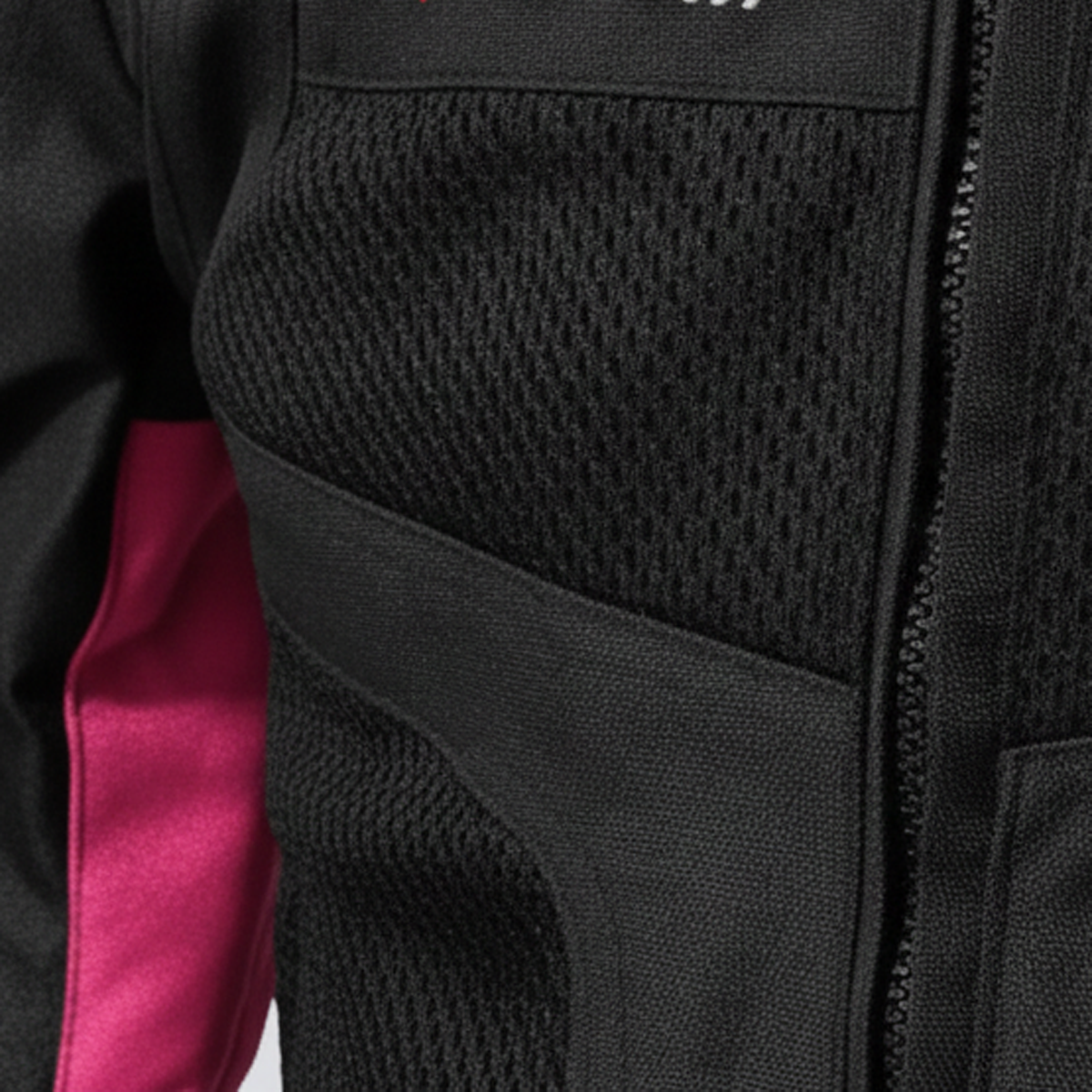 VENOM Dynamic - 4 Mevsim Kadın Motosiklet Montu - Siyah/Pembe